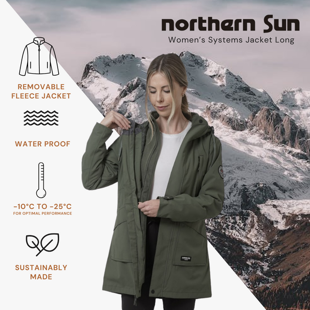 3-in-1 Waterproof Winter Jacket - Mid Length – northern Sun